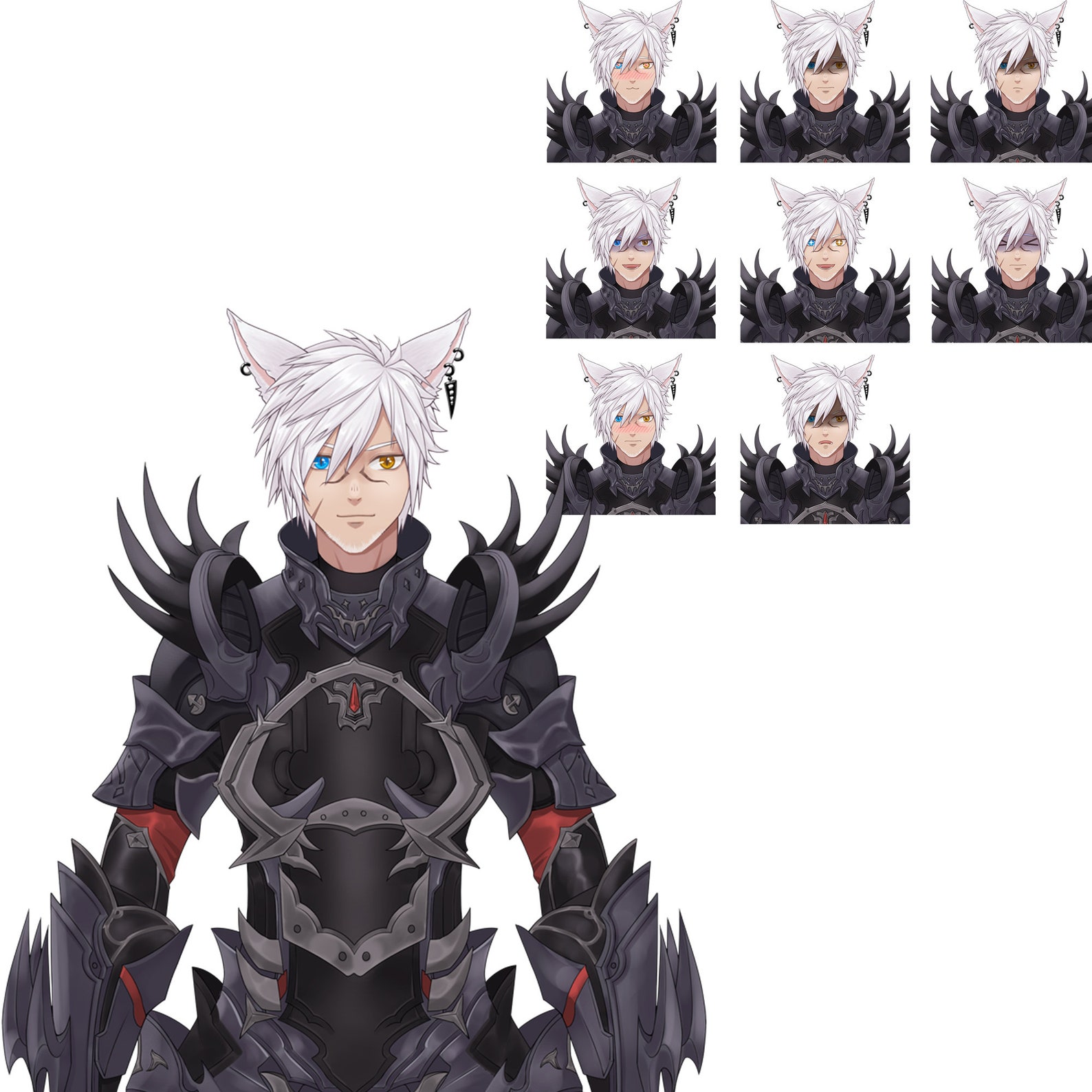 Customized Face Expression Price Only for Vtuber Don't - Etsy