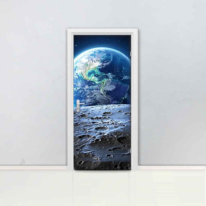 3d Door Space Decal - Etsy