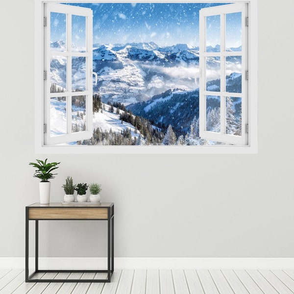 3d Window Wall Decal - Etsy