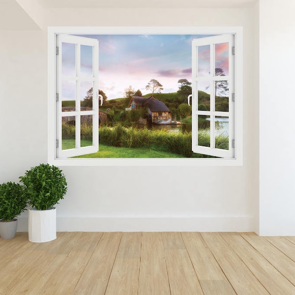 3d Window Wall Decal - Etsy