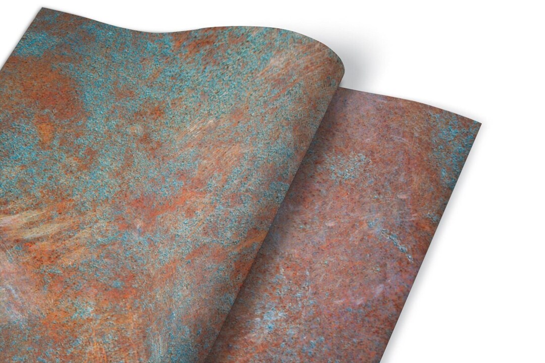 Old Rusted Metal Furniture Veneer, Self Adhesive, Waterproof Sticker ...