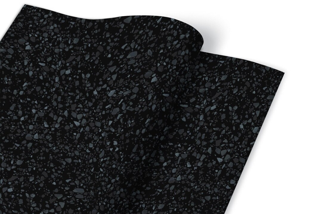 Classic Black Floor Furniture Veneer, Self Adhesive, Waterproof Sticker ...