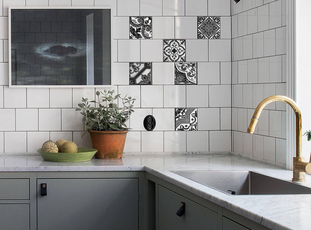Decorative, Tile Decals, Tile Stickers, Decorative Traditional Tiles ...