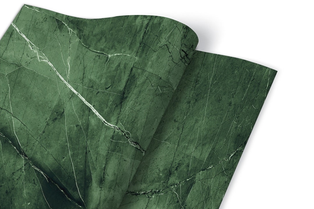 Green Malachite Furniture Veneer, Self Adhesive, Waterproof Sticker ...