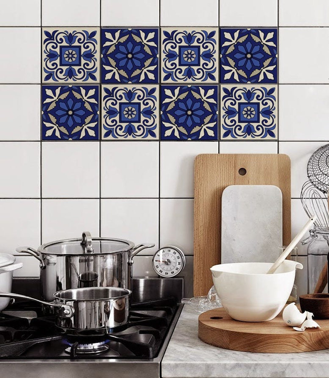 Moroccan, Tile Decals, Tile Stickers, Moroccan Traditional Tiles, Tiles ...