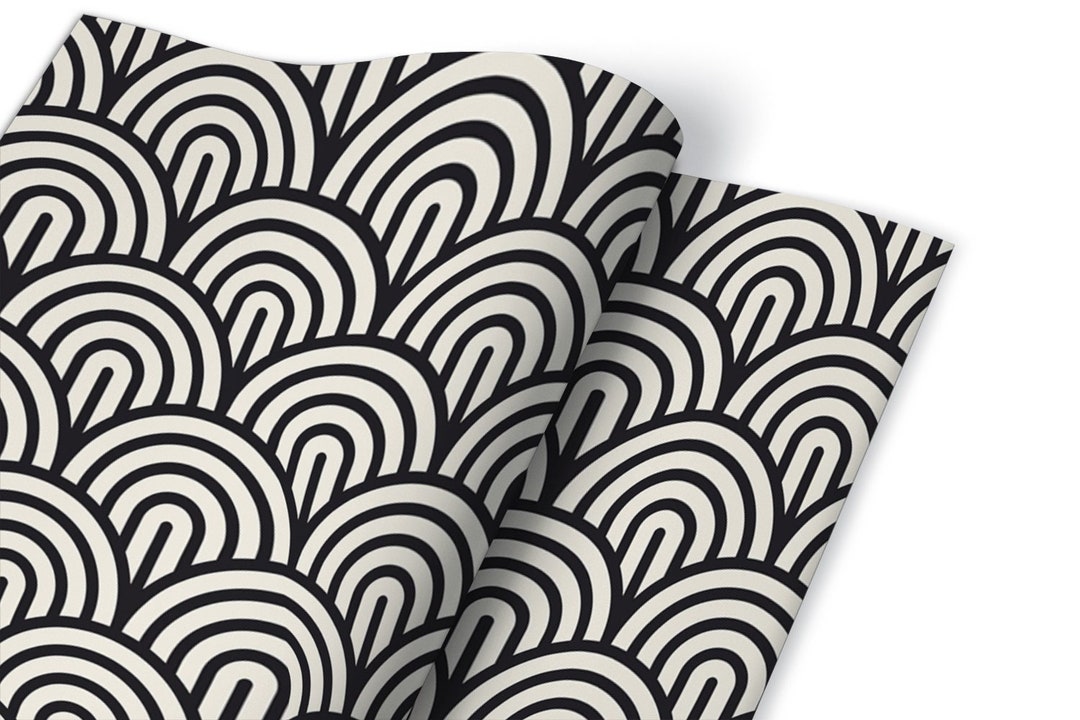 Art Deco Retro Furniture Veneer, Self Adhesive, Waterproof Sticker ...