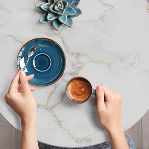 Bright Marble Furniture Veneer, Self Adhesive, Waterproof Sticker ...