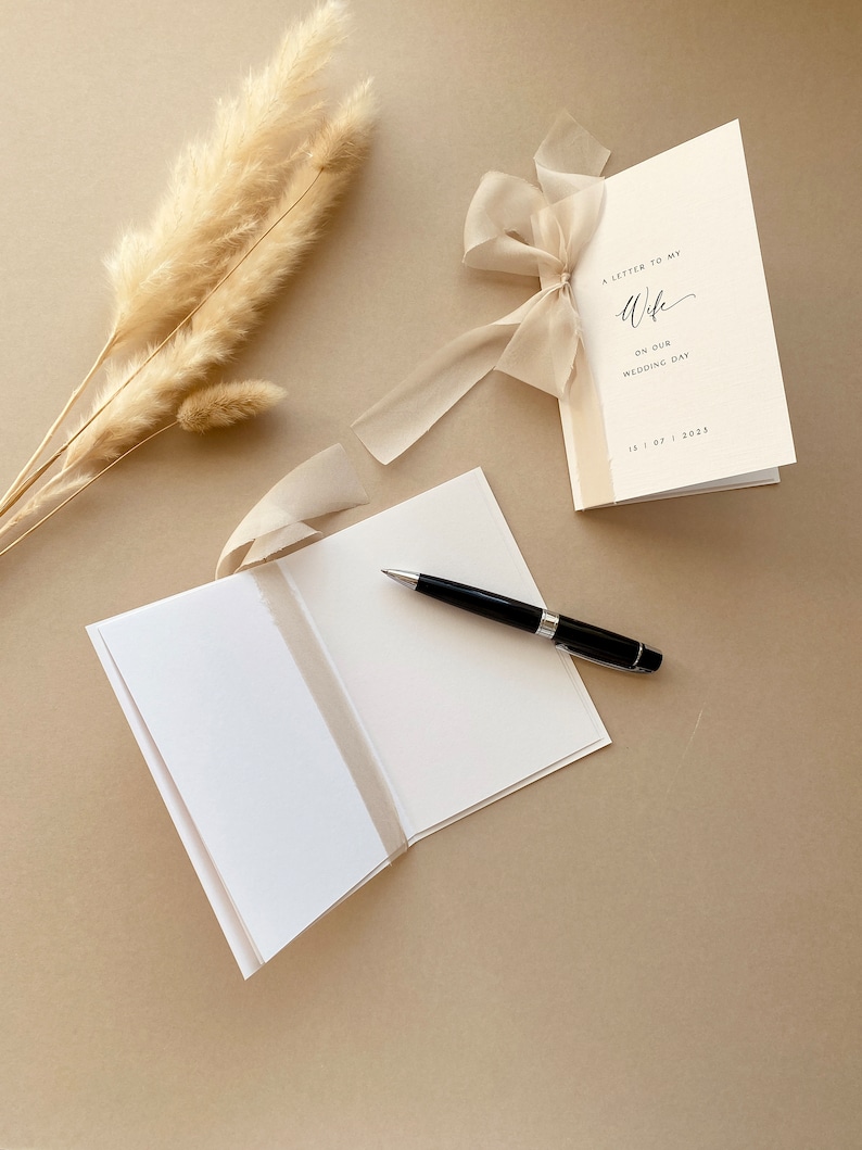 BRONTË Wedding Letters to My Bride Groom Books Set of 2 - Etsy UK