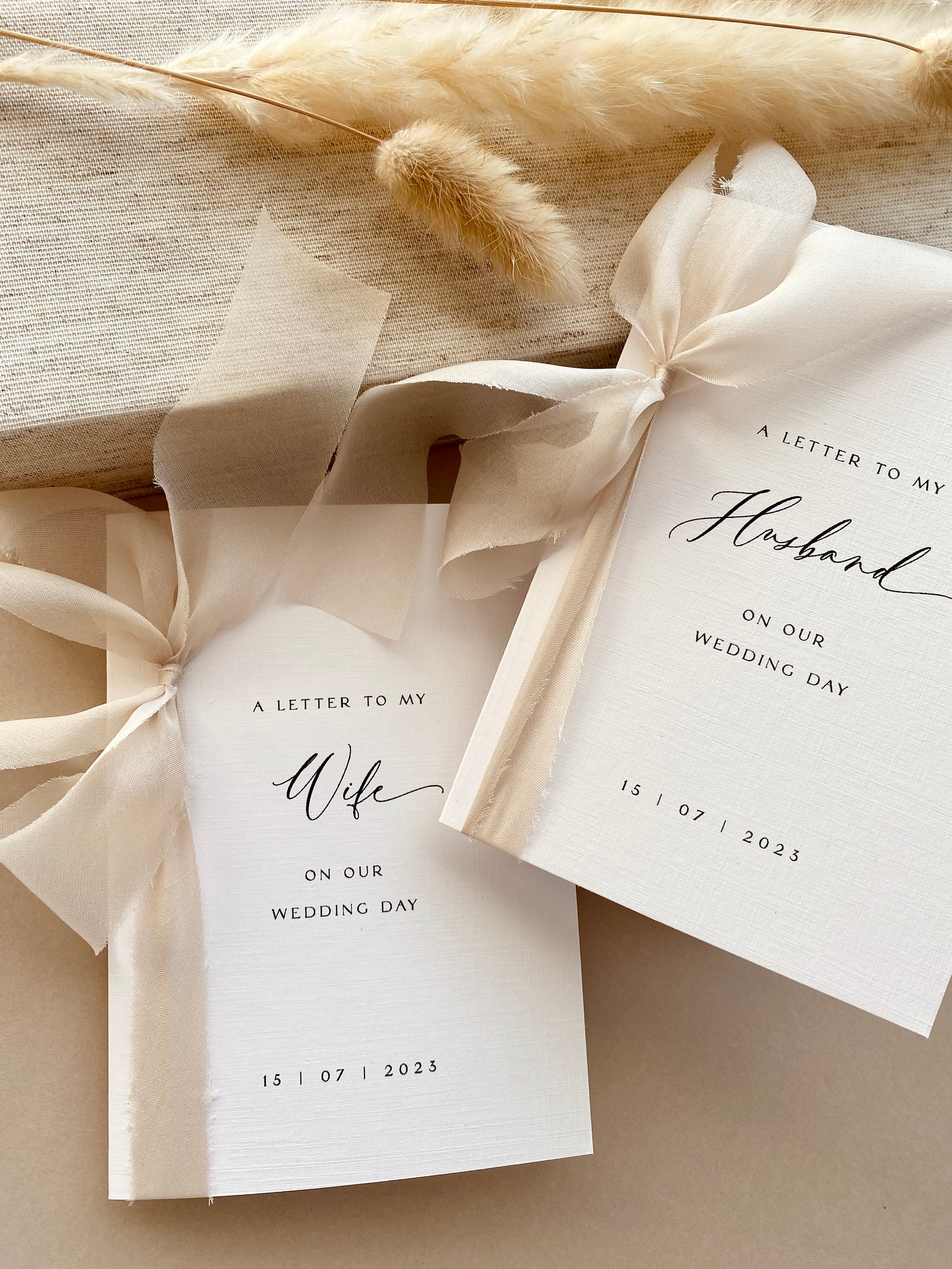 BRONTË Wedding Letters to My Bride Groom Books Set of 2 - Etsy UK