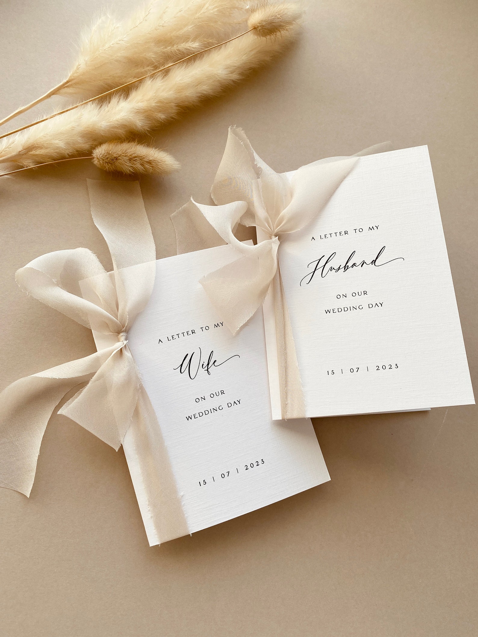 BRONTË Wedding Letters to My Bride Groom Books Set of 2 - Etsy UK