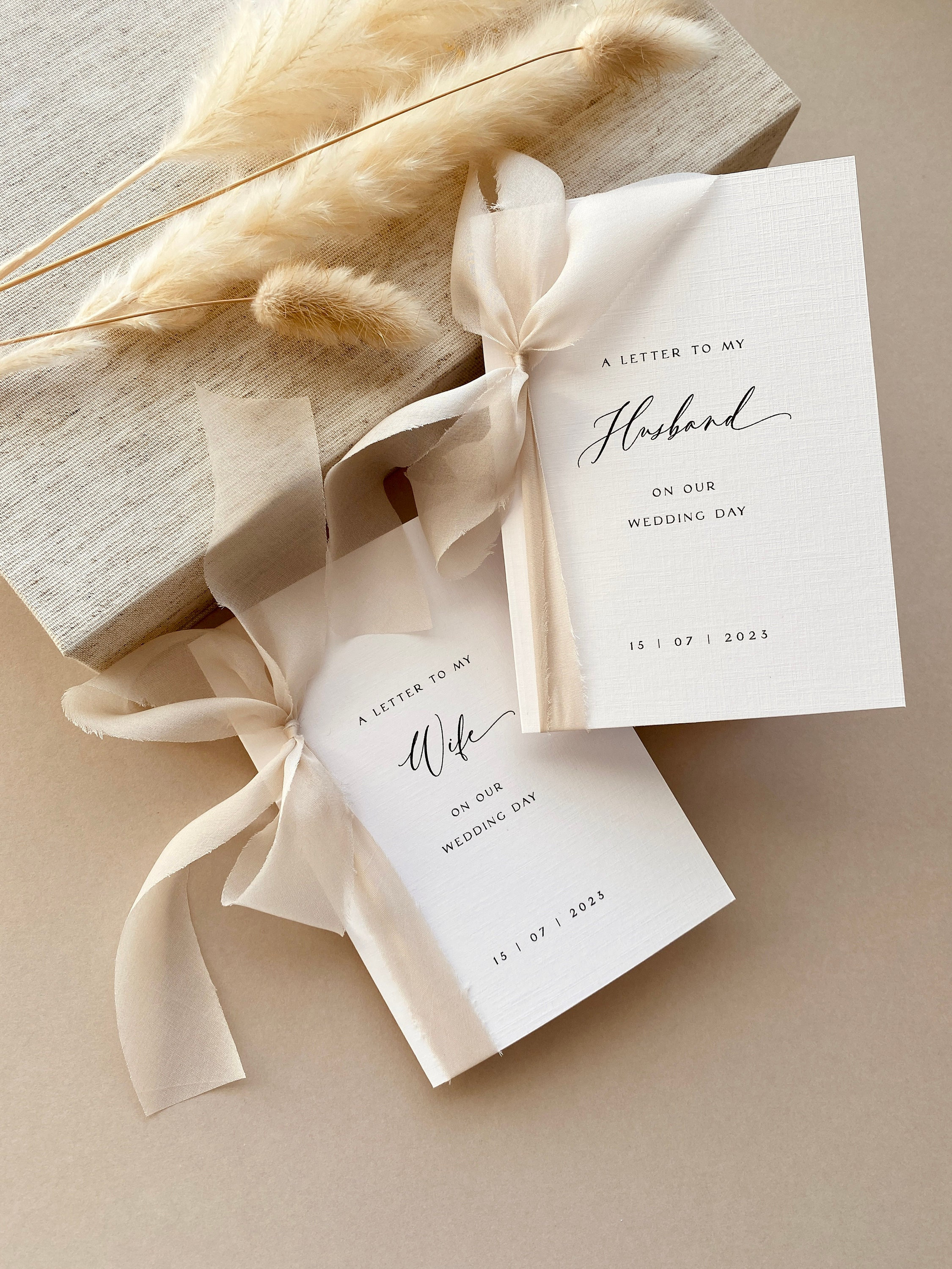 BRONTË Wedding Letters to My Bride Groom Books Set of 2 - Etsy UK