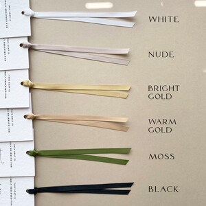 BRONTË Reserved Seat Tag Wedding Ceremony Personalised Names Minimal ...