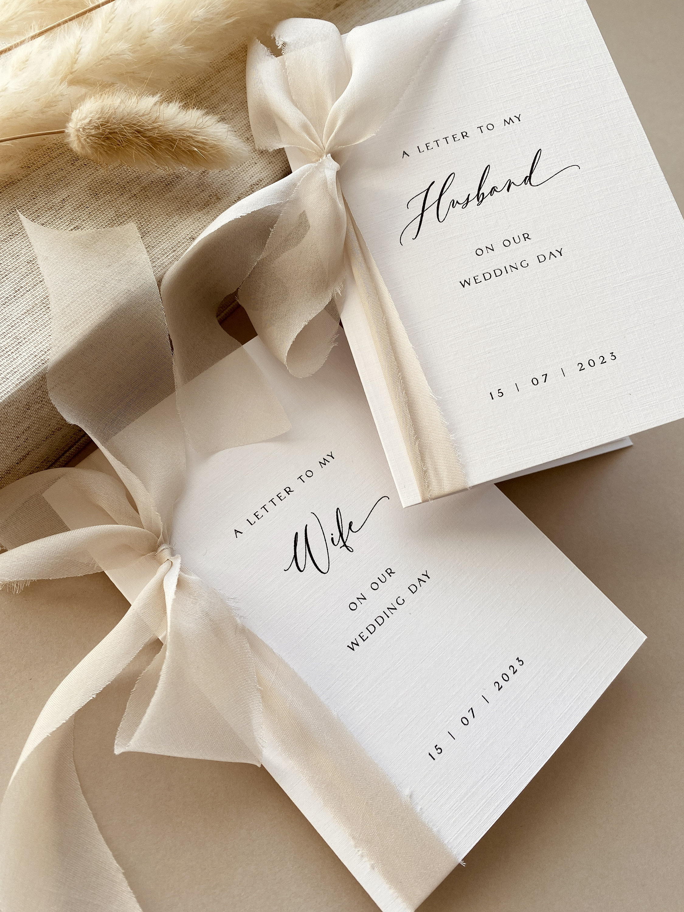 BRONTË Wedding Letters to My Bride Groom Books Set of 2 - Etsy UK