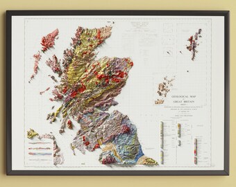 3d Scotland Map | Etsy UK