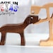 Human and Dog Wooden Statue - Etsy