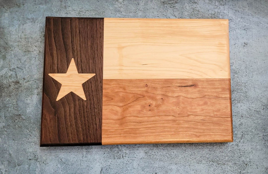 Texas Flag Cutting Board - Etsy