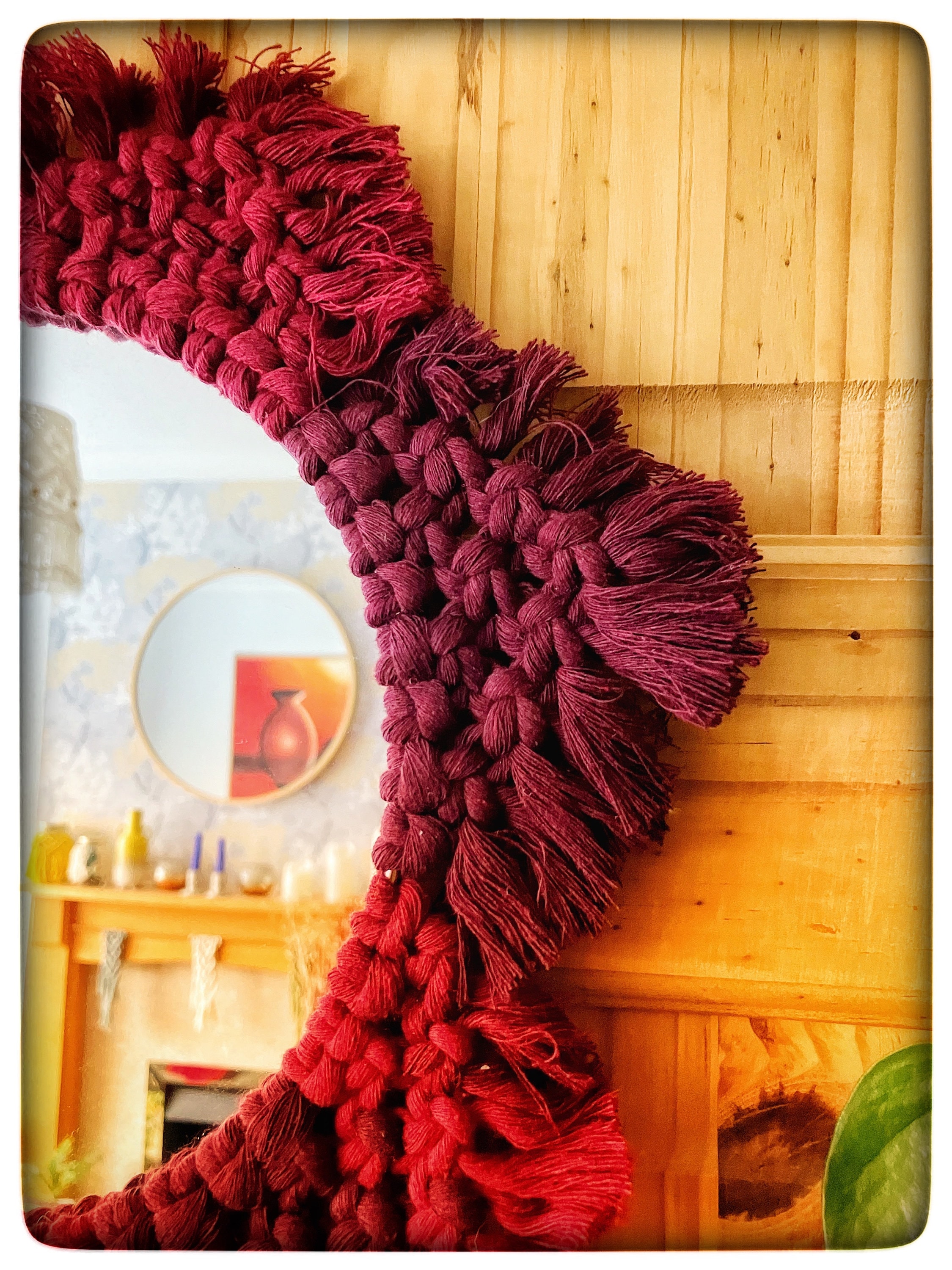 Macrame Mirror Frame - Etsy