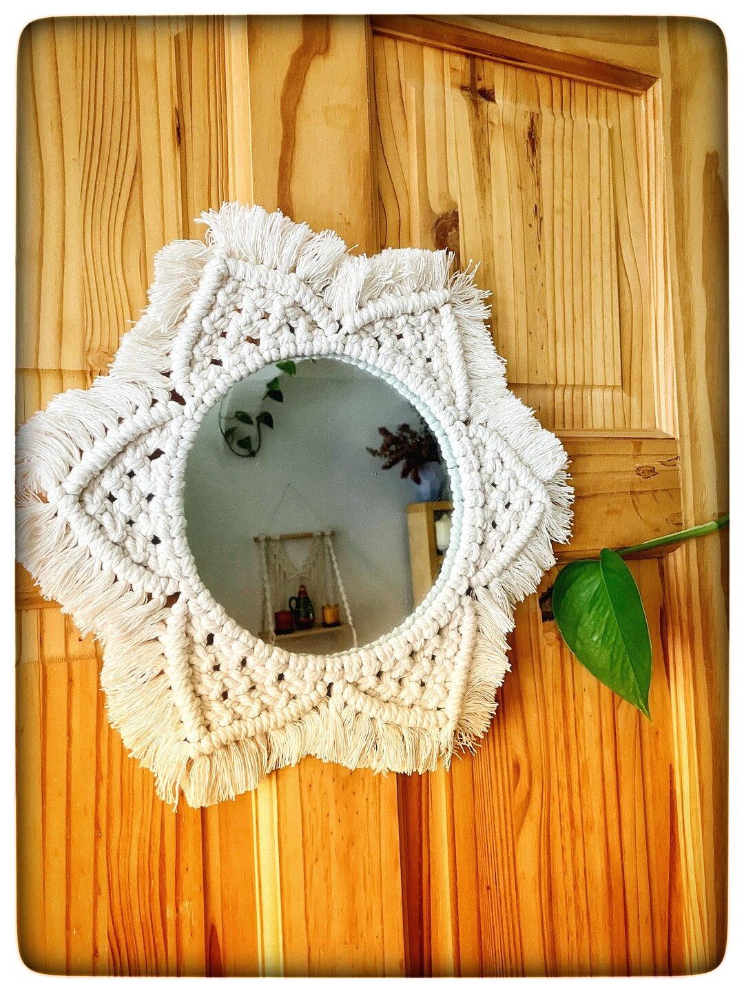 Macrame Mirror Frame - Etsy