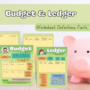 Money Management for Kids ~ Easy to Use Packet ~ 15 Pages ~ Bold ...