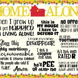 Home Alone Digital Download, Home Alone PNG, Home Alone SVG, Home Alone ...