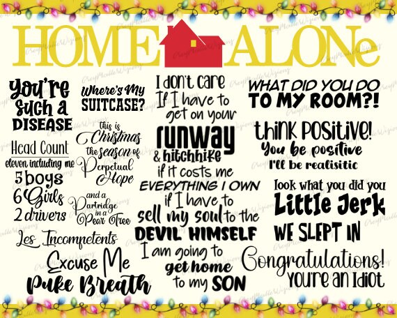 Home Alone Digital Download, Home Alone PNG, Home Alone SVG, Home Alone ...