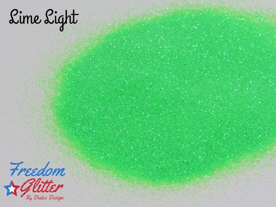 Iridescent Neon Green Light