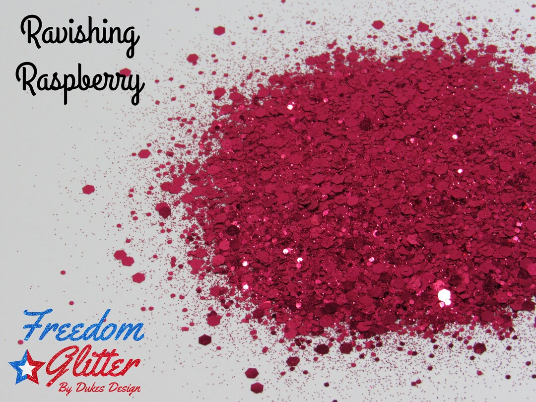 Ravishing Raspberry Glitter/raspberry Metallic Glitter/raspberry ...
