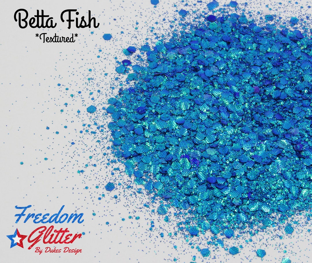 Betta Fish Glitter/blue to Purple to Aqua Color Shift Glitter ...