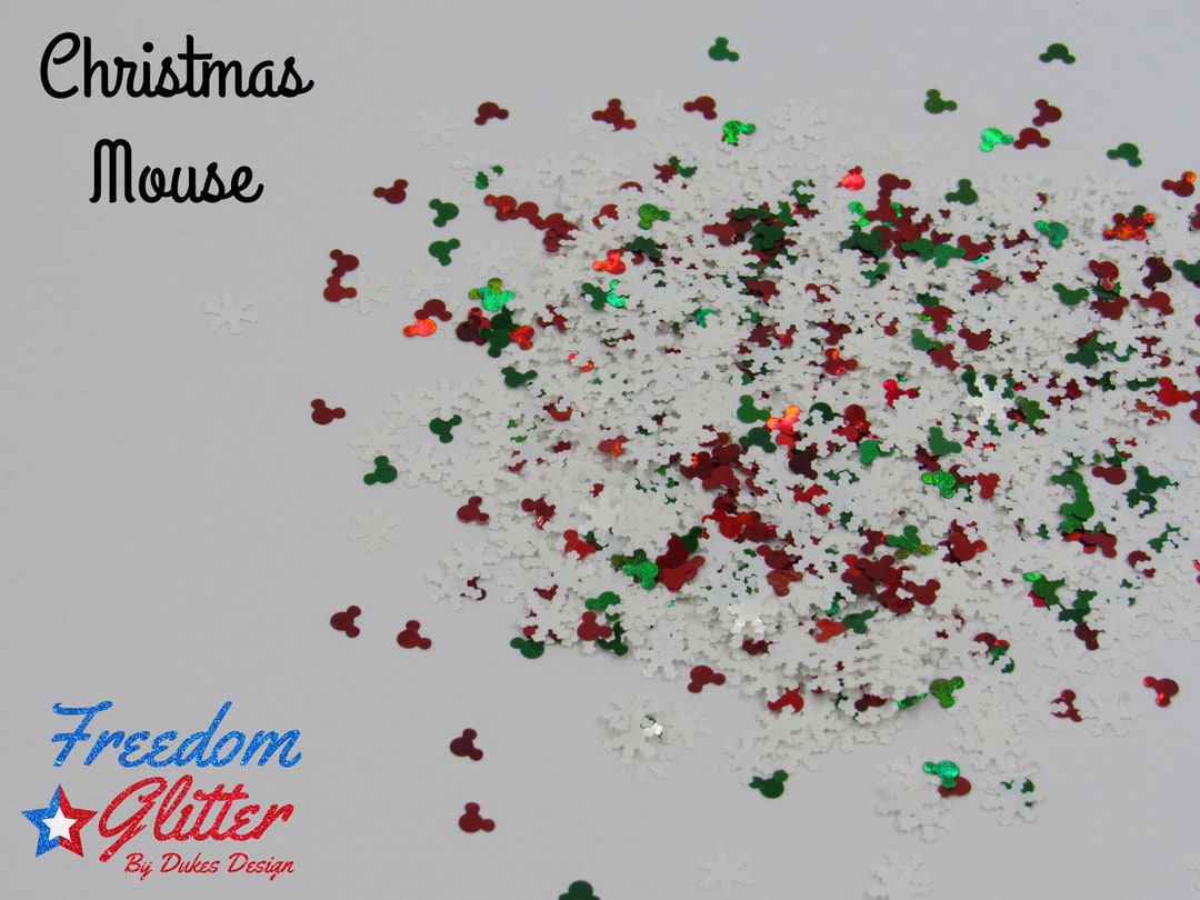 Christmas Mouse Glitter/christmas Glitter/dot Confetti Glitter/confetti ...