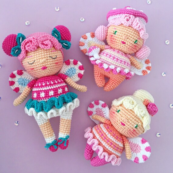 The Fairy Pack 3 Pdf Amigurumi Crochet Patterns in English - Etsy