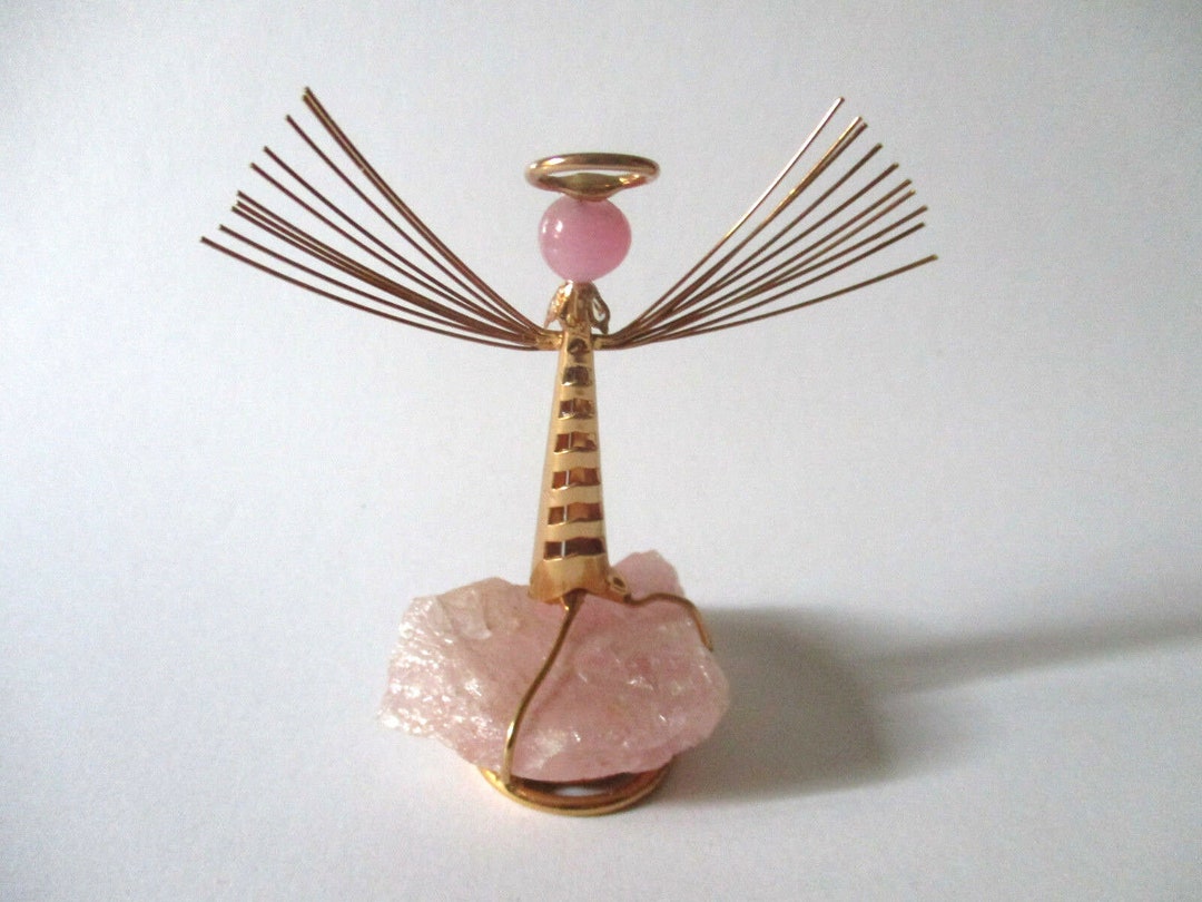 COPPER Gold Plated Angel - Etsy
