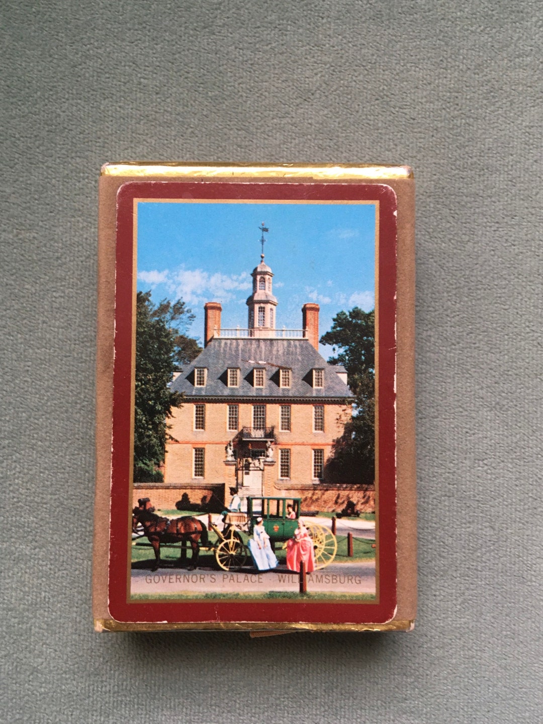 Vintage “colonial Williamsburg”congress Playing Cards - Etsy