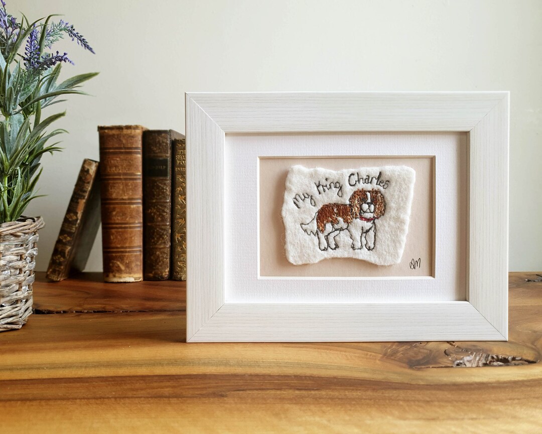 King Charles Cavalier Dog Frame - Etsy