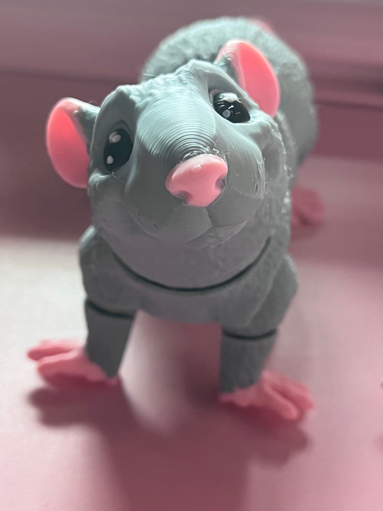 3d Printed Rat, Articulated Rat Fidget Figure - Etsy