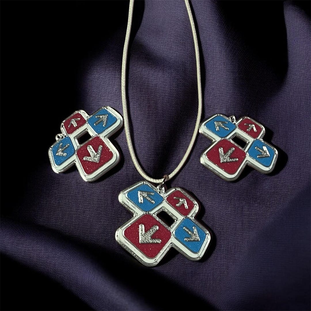 Ddr Dance Game 3d Printed Ornaments and Jewelry - Etsy