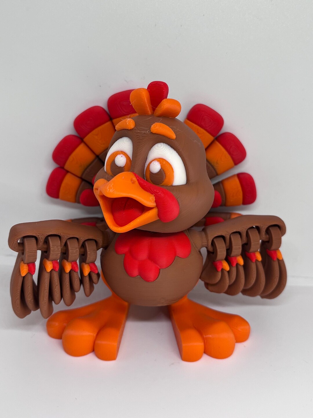 3d Printed Turkey, Flexi Articulated Thanksgiving Turkey - Etsy