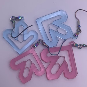 Handmade DDR Earrings, Dance Game Earrings, Rhythm Game Earrings, Dance ...