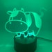 Farm Game Cow Lamp, Kawaii Harvest Lamp, Mini Cow Lamp - Etsy