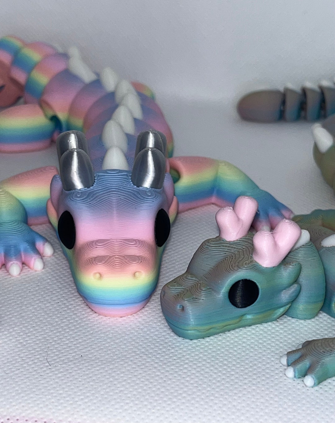 3d Printed Dragon, Baby Dragon Fidget, Articulated Dragon, Zou3d Dragon ...