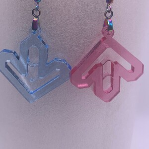 Handmade DDR Earrings, Dance Game Earrings, Rhythm Game Earrings, Dance ...