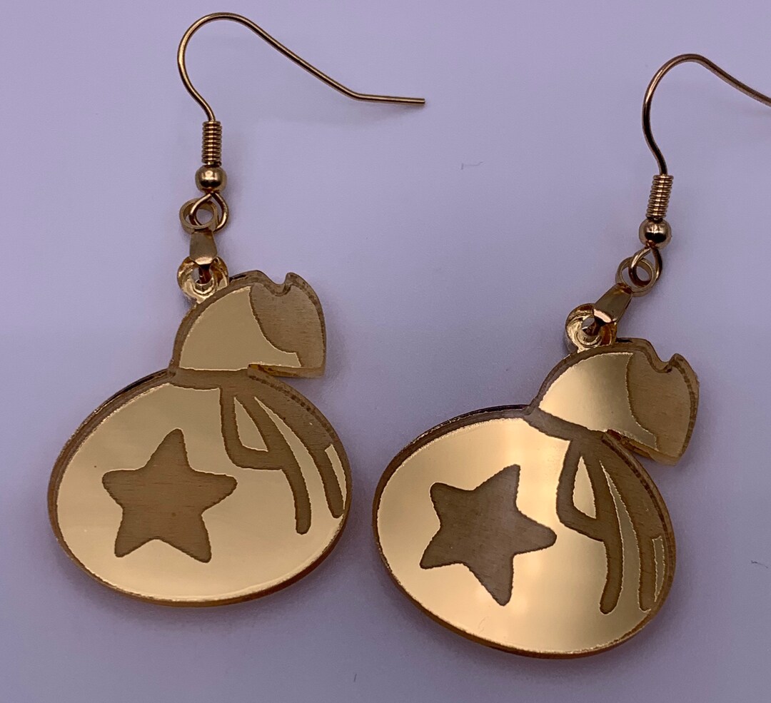 AC Nook Bell Bag Earrings, Acnh Acnl Earrings - Etsy