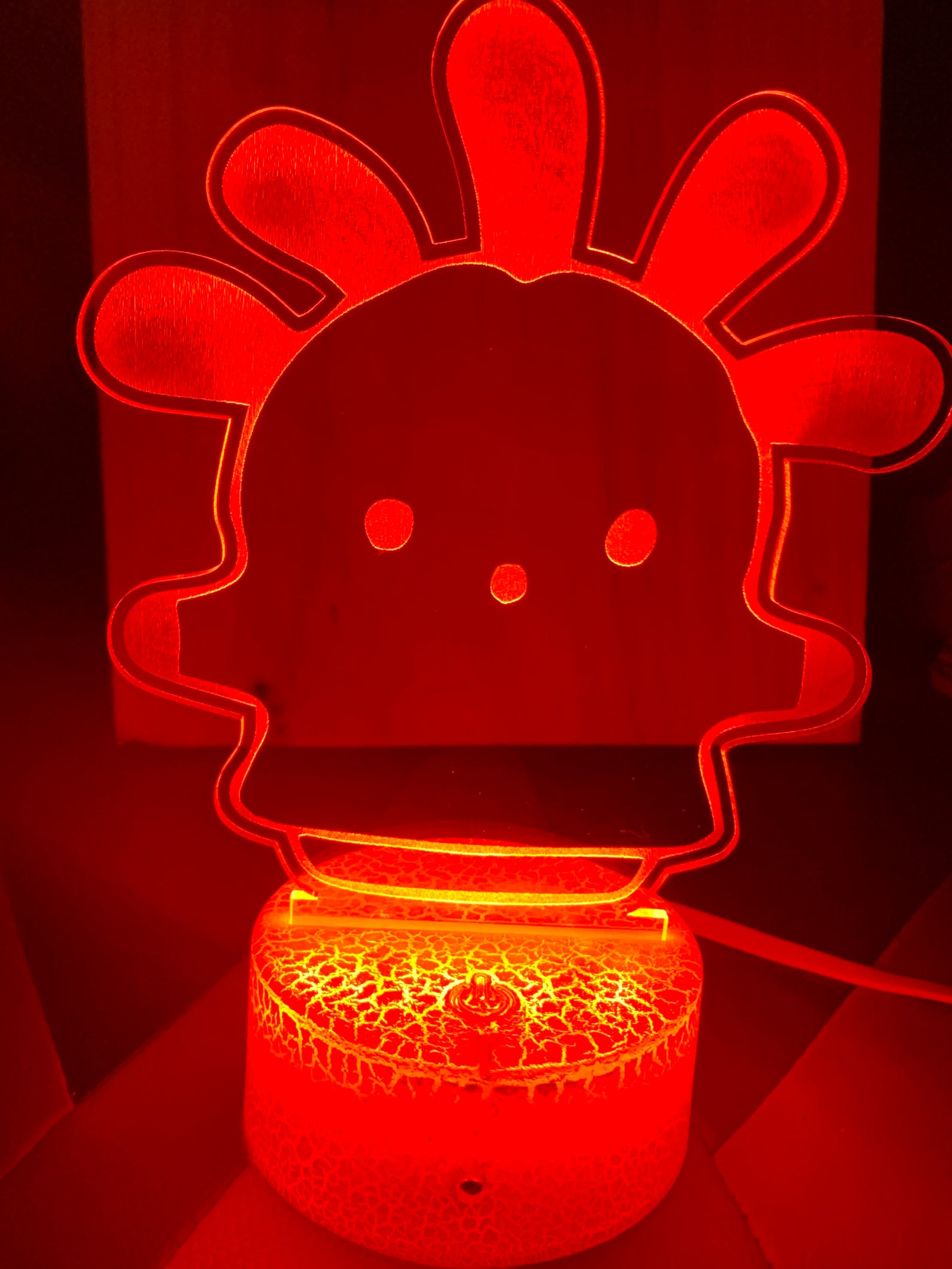 Squeakoid Lamp Acnh Inspired Lamp Gyroid Lamp AC Squeakoid - Etsy