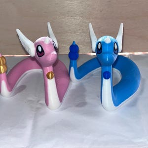 3d Printed Dragonair, Poke Dragon Figure - Etsy