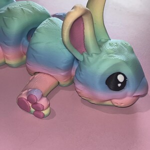 3d Printed Bunnies, 3d Printed Rabbits, Articulated Fidget Flexi Easter ...
