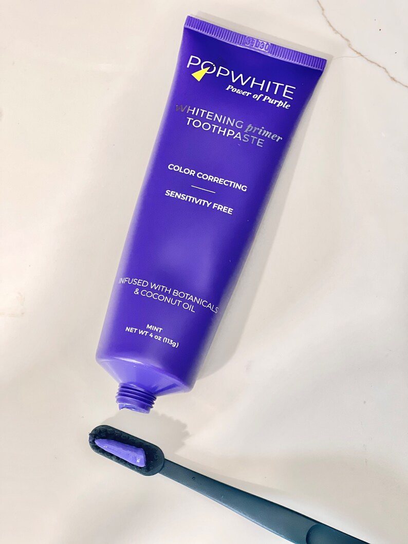 POPWHITE Whitening Toothpaste - Etsy