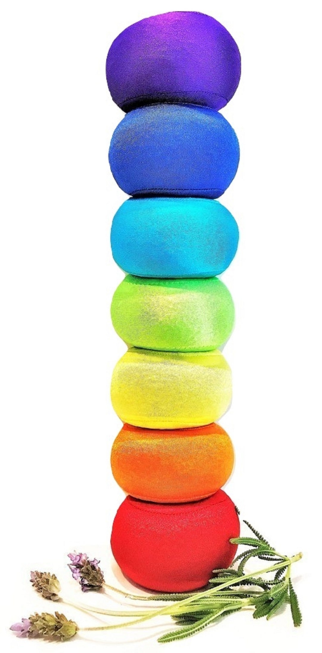 Chakra Energy Balls Set of 7 ~ Lavender Scented Balls - Etsy
