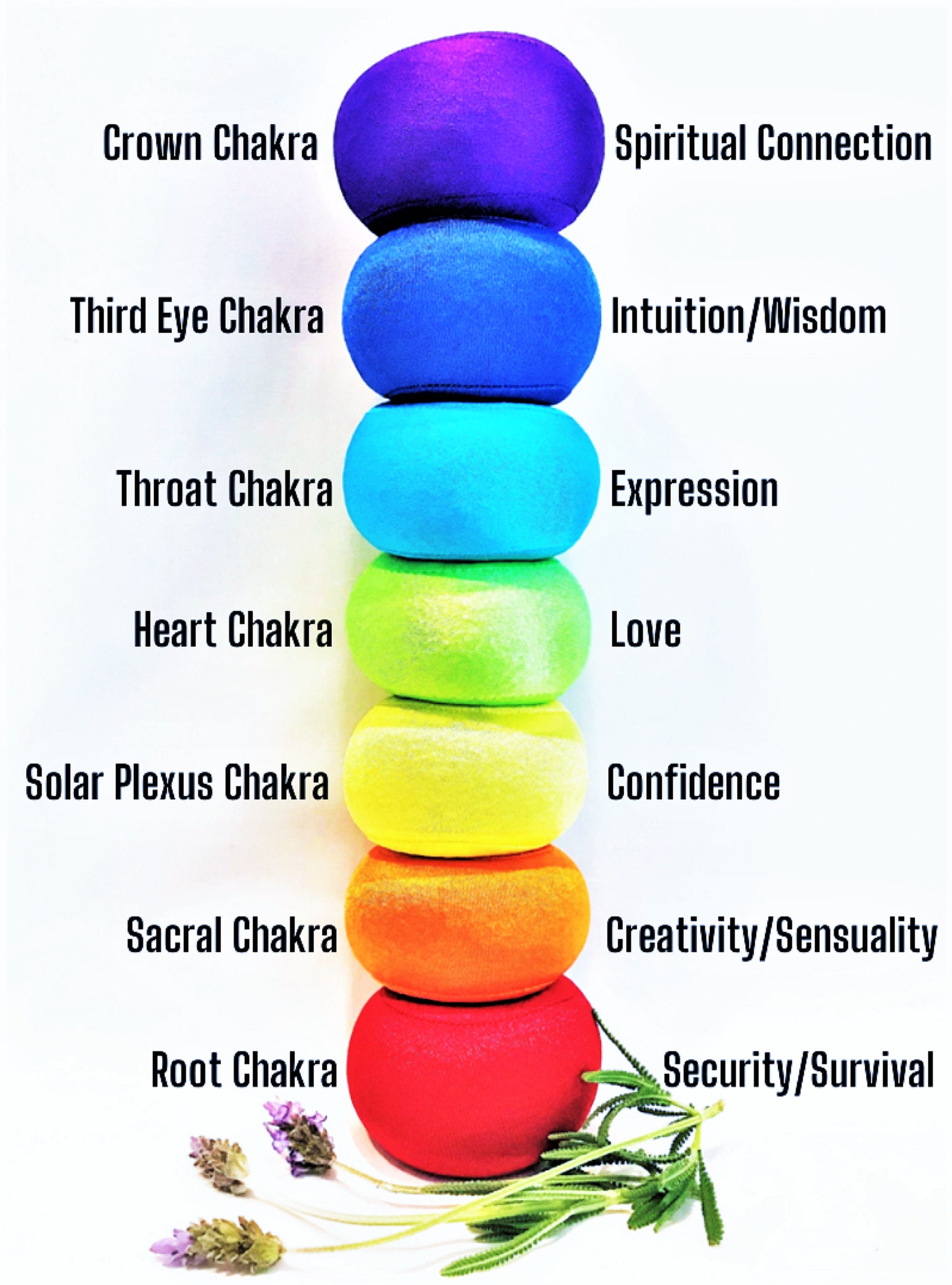 Buy Chakra Energy Balls Lavender Scented Stress Balls Online in India ...