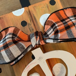 Whimsical Halloween Boo Wood Sign With Polka Dots - Etsy