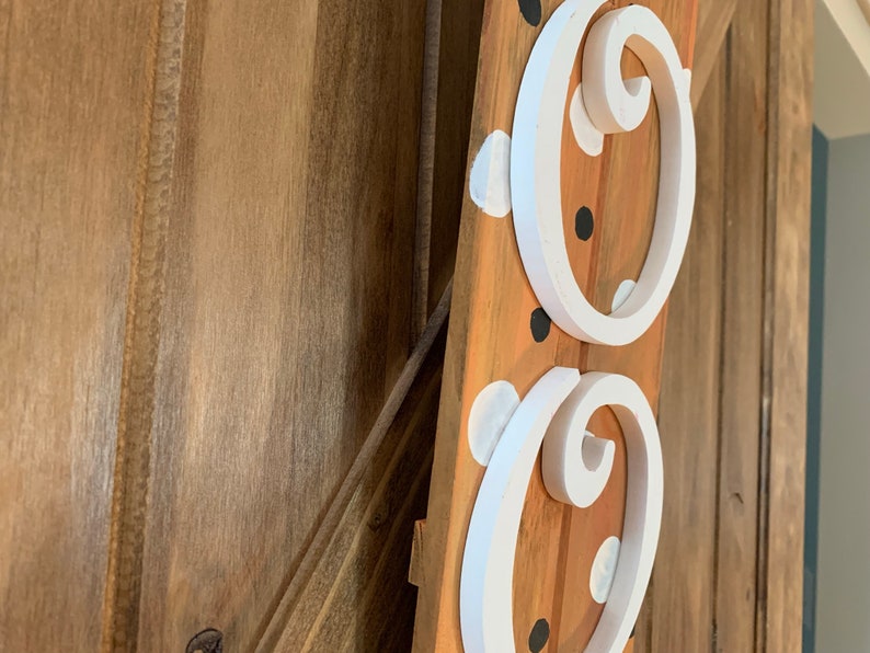 Whimsical Halloween Boo Wood Sign With Polka Dots - Etsy