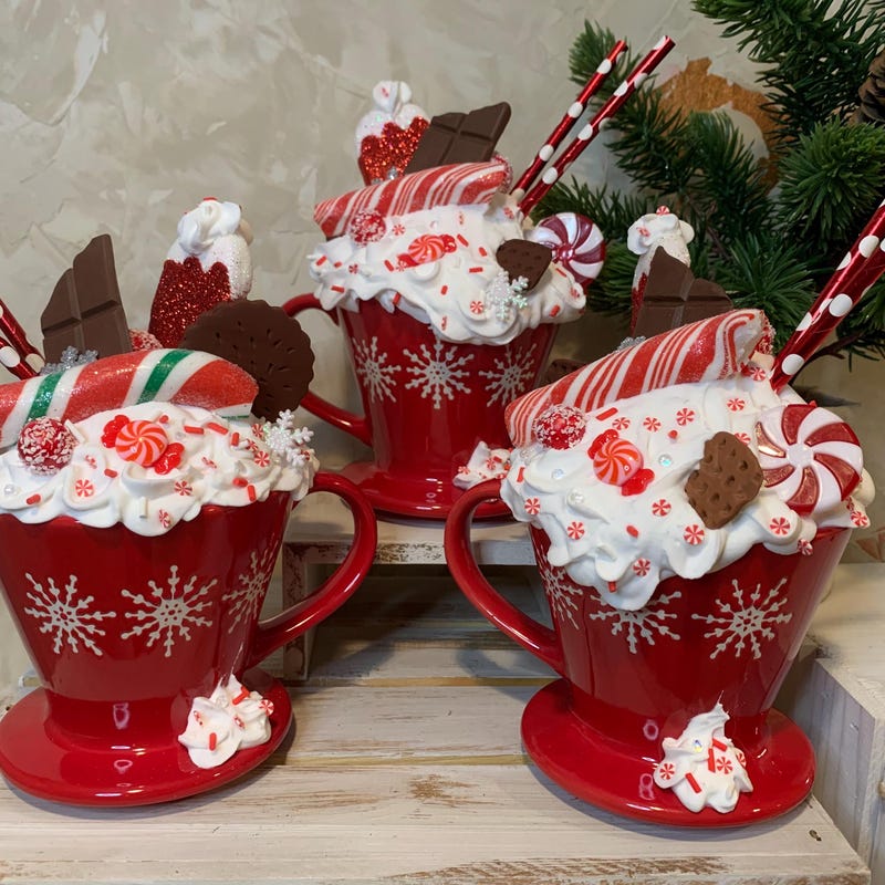 Hot Cocoa Mugs - Etsy